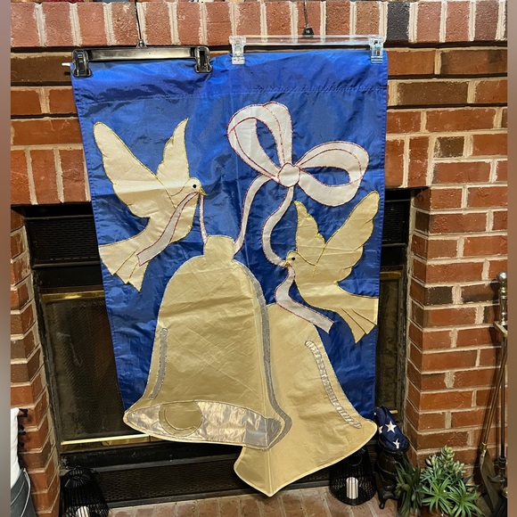 Party Supplies | Vintage 9s Wedding Doves And Wedding Bells Flag | Poshmark